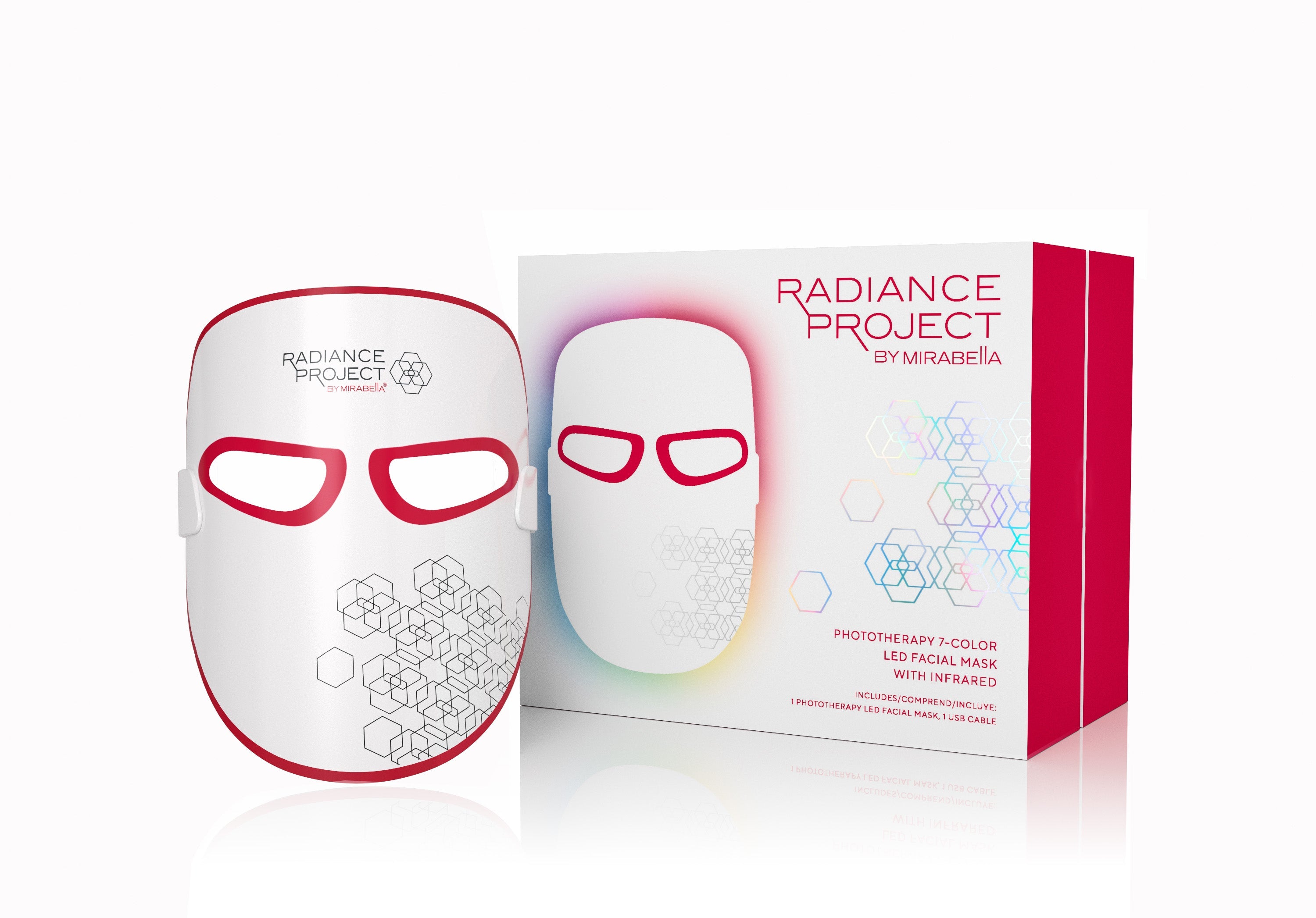 Phototherapy 7-Color LED Facial Mask with Near Infrared