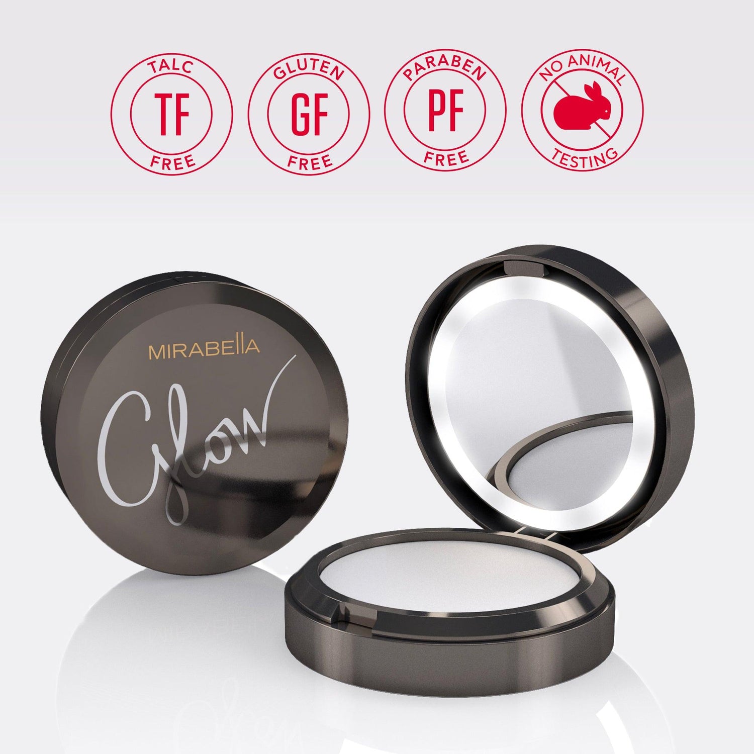 LED Compact Limited Edition Mineral Makeup Pressed Powder